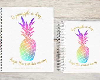 Pineapple calendar | Etsy