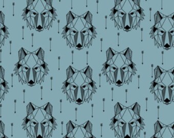 Wolf fabric | Etsy