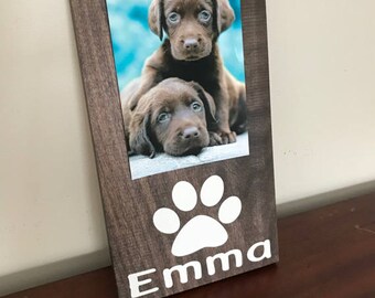Dog picture frames | Etsy