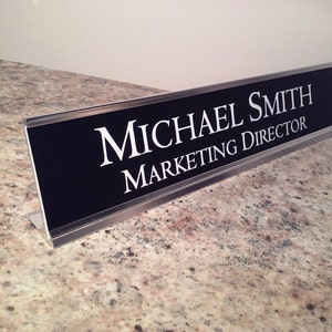 Engraved name plate | Etsy