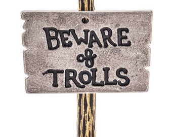 Troll sign | Etsy