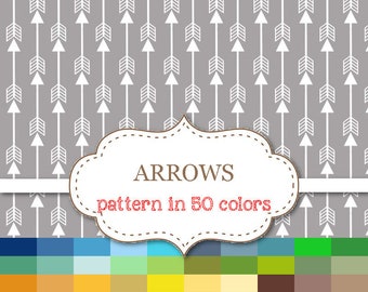 Arrows Digital Paper Colorful Arrows Background pastel