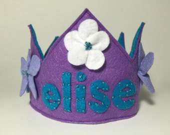 Minecraft Themed Felt Birthday Crown Endermam Creeper