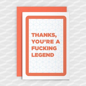 Funny thank you | Etsy