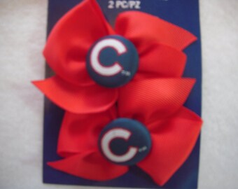 Offray 4-Pack MLB Chicago Cubs Ribbon Blue/White/Red