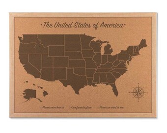 Montessori Kids Felt Map United States // Montessori USA map