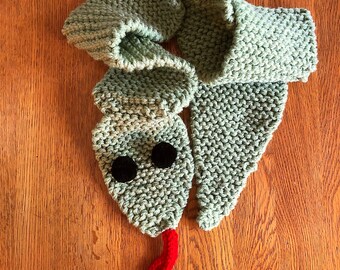 Knit your own slinky snake pdf knitting pattern