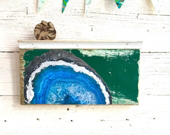 Geode wall art | Etsy
