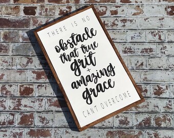 Grit and grace | Etsy