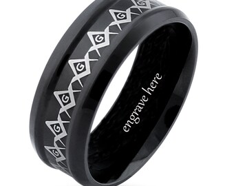Masonic ring | Etsy