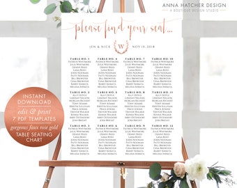 Seating chart | Etsy