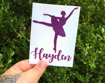 Ballet Dancer Vinyl Decal Sticker Ballerina Dancing