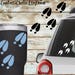 Deer Tracks Decal Sticker Buck Decal Sticker Cooler Decal