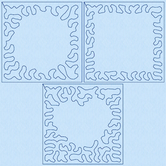 Combination Pack 1 Stippling Machine Embroidery Designs