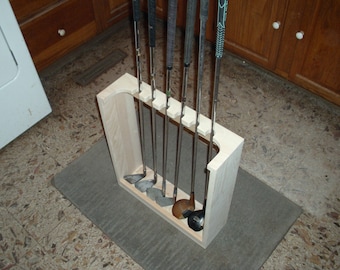 Golf club display | Etsy