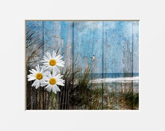 Rustic beach art | Etsy