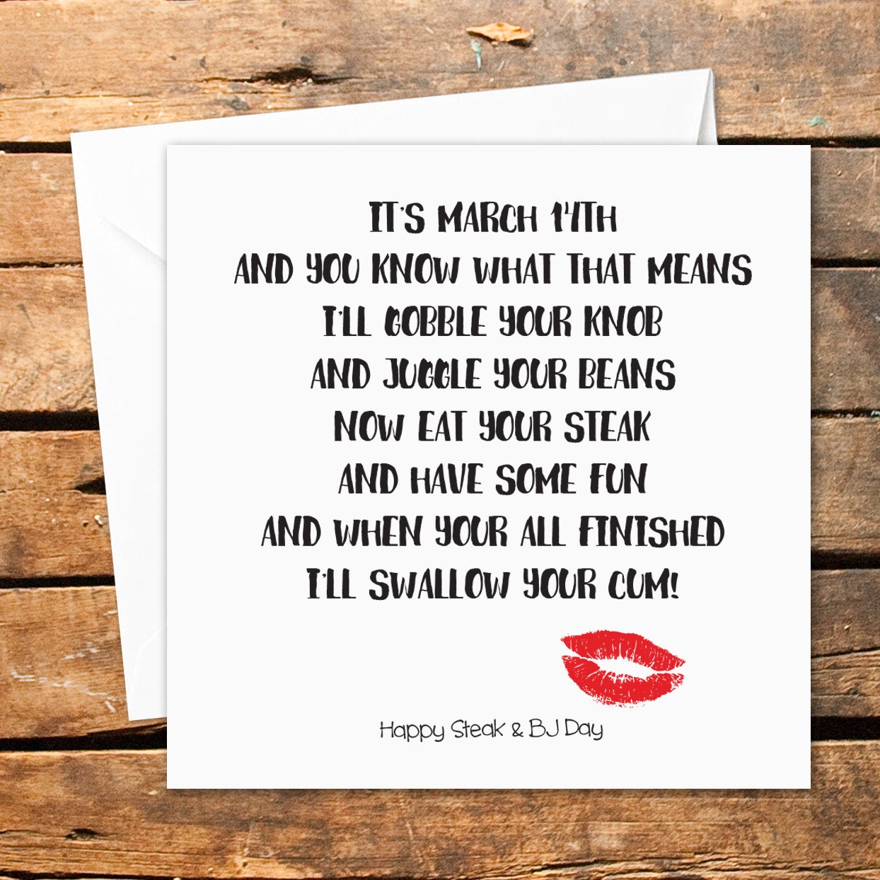 Steak And Bj Day Blowjob Blow Job Men Male Valentines Day 14th