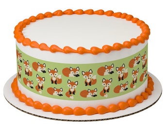 Fox cake topper | Etsy