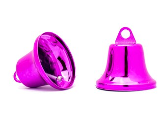 Pink jingle bells | Etsy