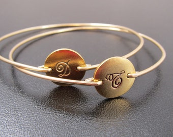 Initial jewelry | Etsy