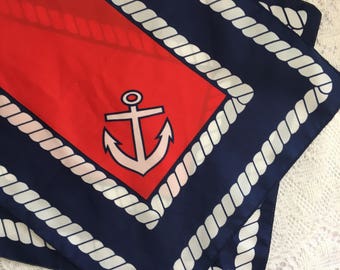 Nautical scarf | Etsy