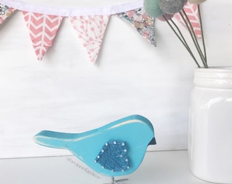 Blue bird decor | Etsy
