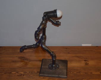 Pipe man lamp | Etsy