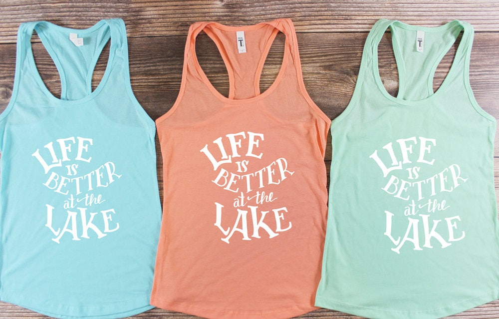 Lake Life Tank top/ Lake Shirt/ Lake Tank top/ Custom