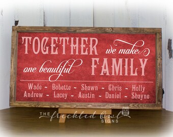 Blended family | Etsy