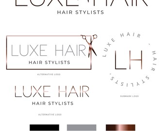Hair stylist logo | Etsy