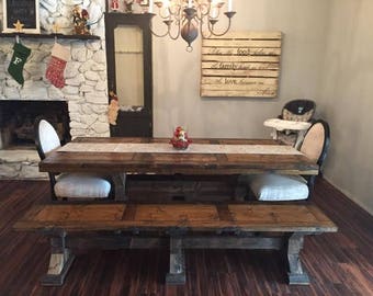Rustic dining table | Etsy
