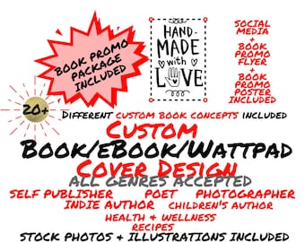 Book cover art | Etsy