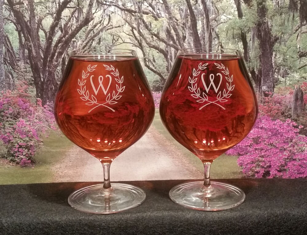 Crystal Brandy Snifter Set of 4 Crystal Cognac Balloon