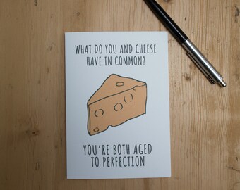 Cheese card | Etsy