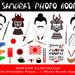 PRINTABLE Samurai Photo Booth Props-Samurai Props-Japanese