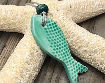 Pottery fish | Etsy