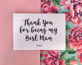 Best man card | Etsy