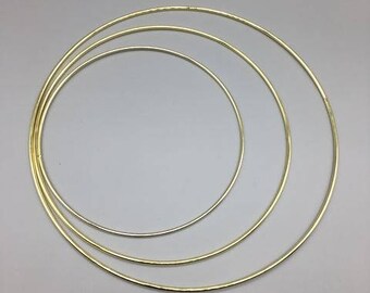 Gold hoop wreath | Etsy