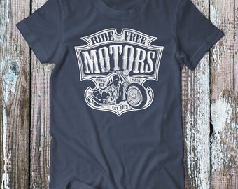 Motorcycle t shirt | Etsy