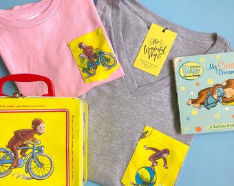 Curious george shirt | Etsy