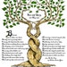 Two Trees Entwined 11x14 Personalized Wedding Print Custom