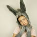 Donkey Ears Felted hat Earflap Shrek Donkey Hat Headpiece