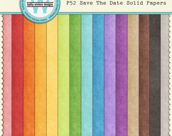 Watercolor Ombre digital paper rainbow colors dip dye