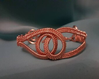 Copper wire bracelet | Etsy