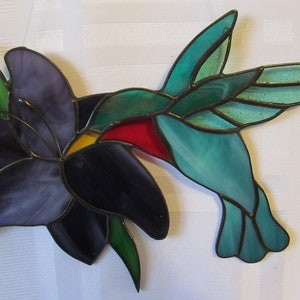 Stained glass lily | Etsy