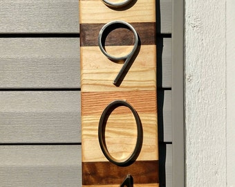 Vertical Address Sign Create your own House number Custom