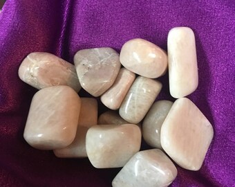 1 Blue Pearl MOONSTONE Tumbled Stone aka Larkavite