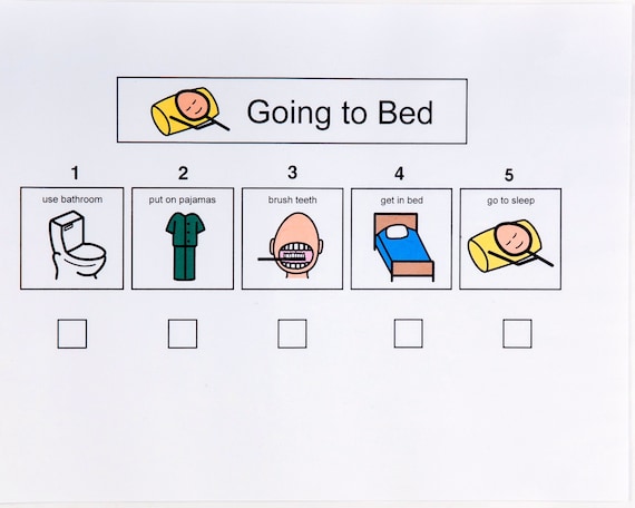 Going to Bed Sequence Sheet