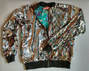 Holographic jacket | Etsy