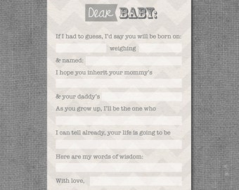 Boy's Dear Baby Card